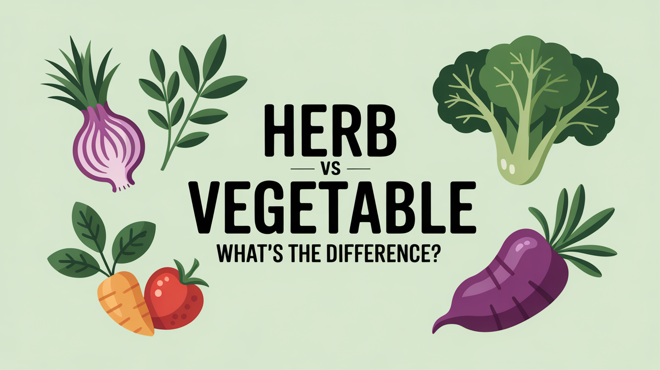 Herb Vs Vegetable: What's The Difference? Easy Guide With Examples
